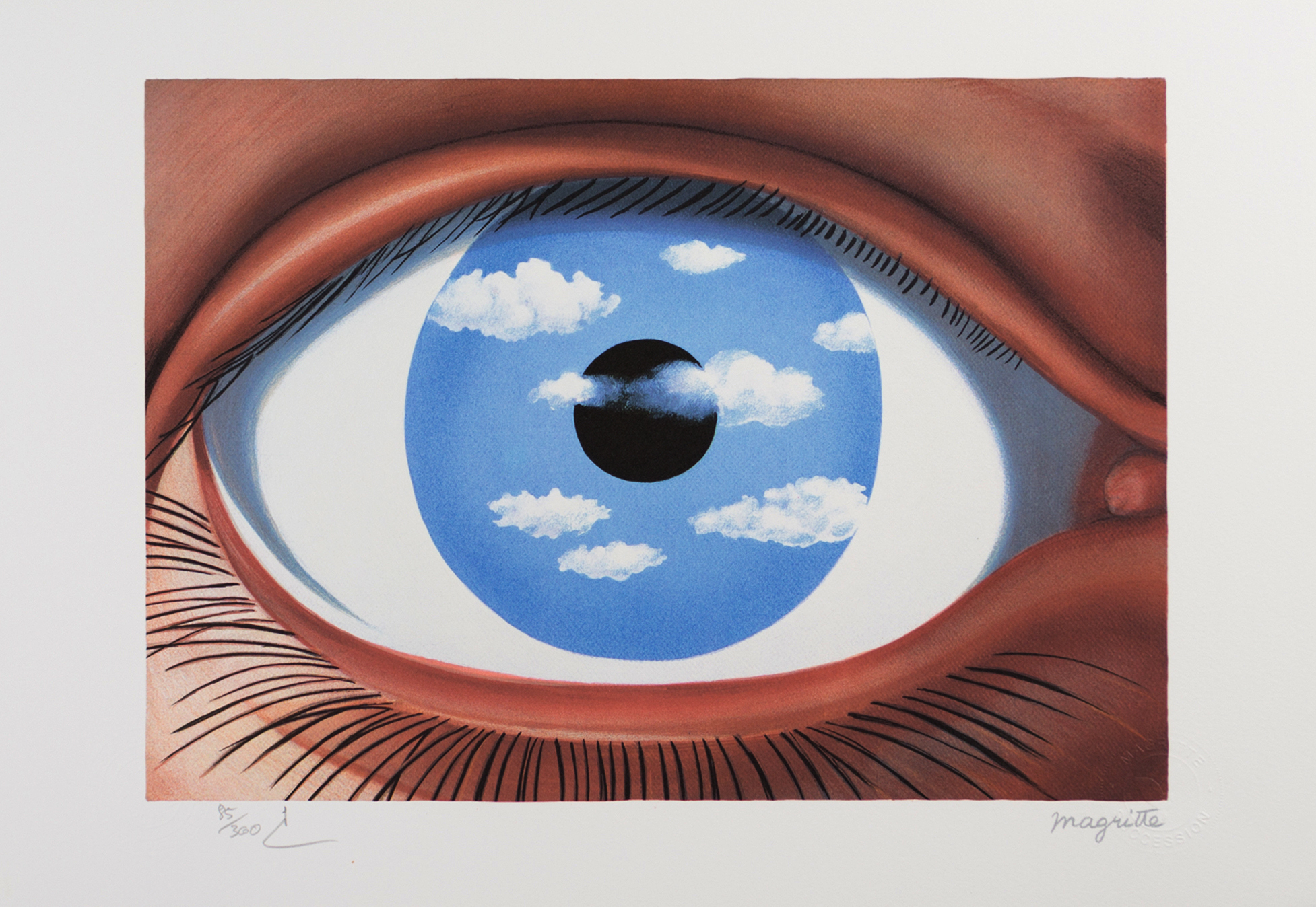 Le Faux Miroir (The False Mirror) par René Magritte, 2010 | Edition ...
