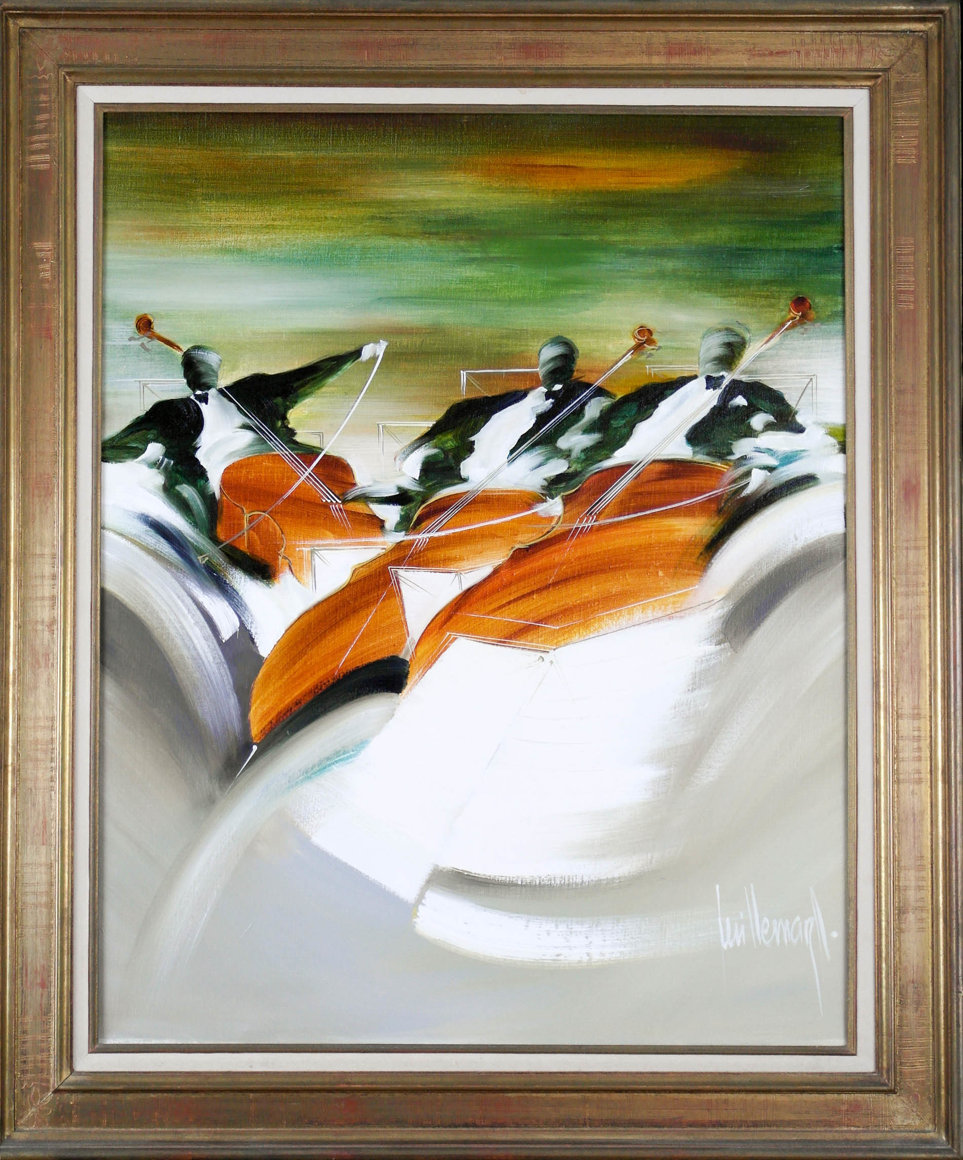 Le trio s'envole par Dominique Guillemard, 1990 | Peinture | Artsper ...