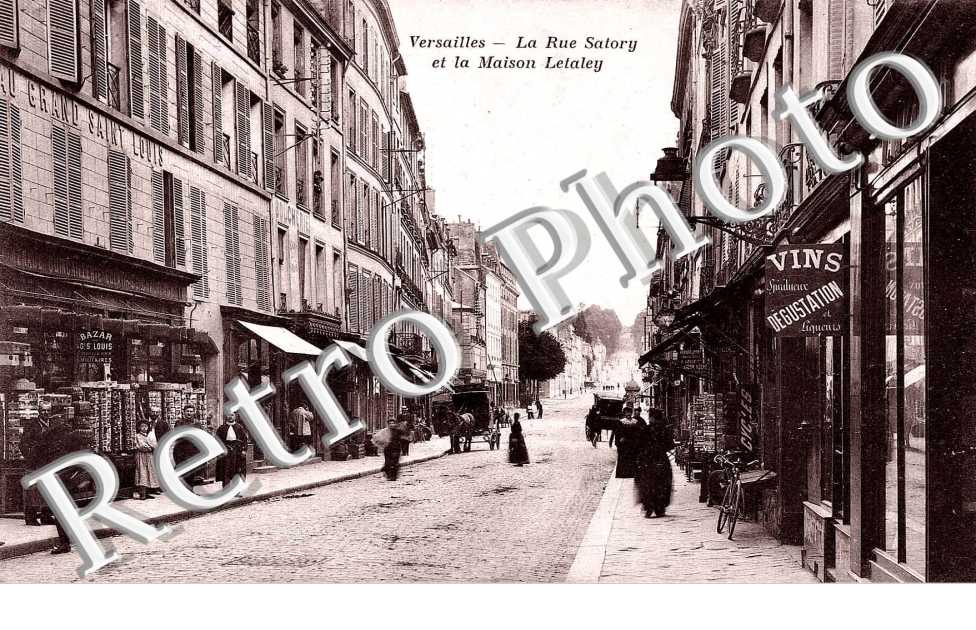 photo village ancien La Rue Satory et la Maison Letaley 78 VERSAILLES