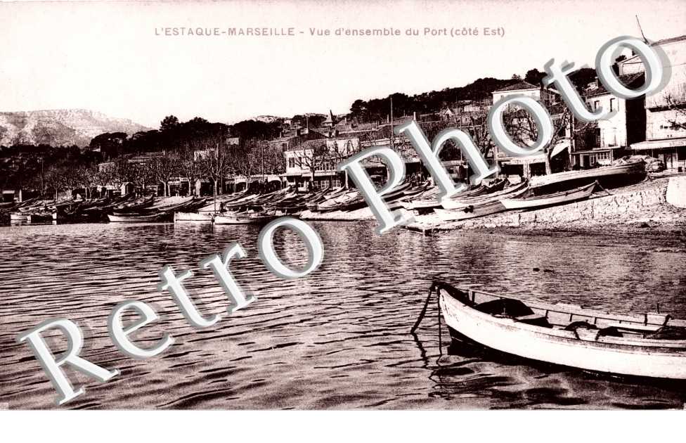 photo village L'Estaque, Vue d'ensemble du Port 13 MARSEILLE