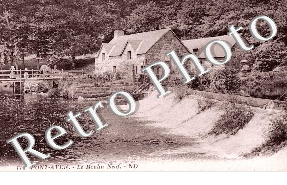 régions autrefois vue sur le Moulin Neuf au Bois d'Amour 29 PONT AVEN