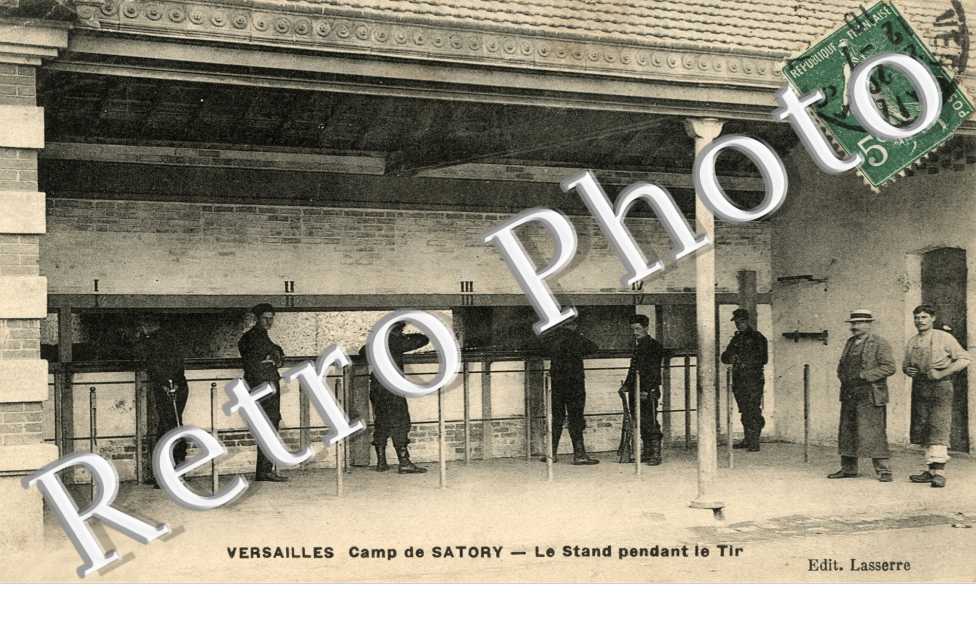 cadeau photo original Camp de Satory - le stand pendant le tir 78 ...