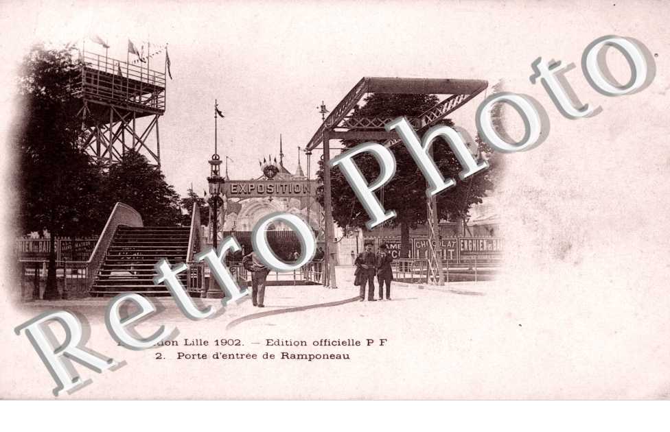 cadeau original avec photo Exposition Lille 1902 - porte d'entree de ...