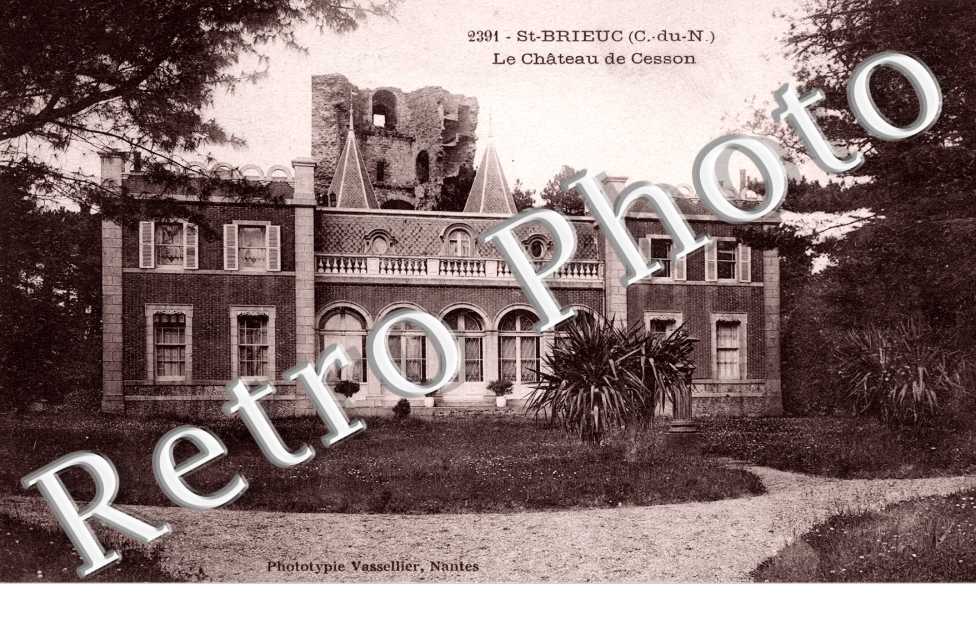 cadeau photo original personnalisé Le Chateau de Cesson 22 SAINT BRIEUC