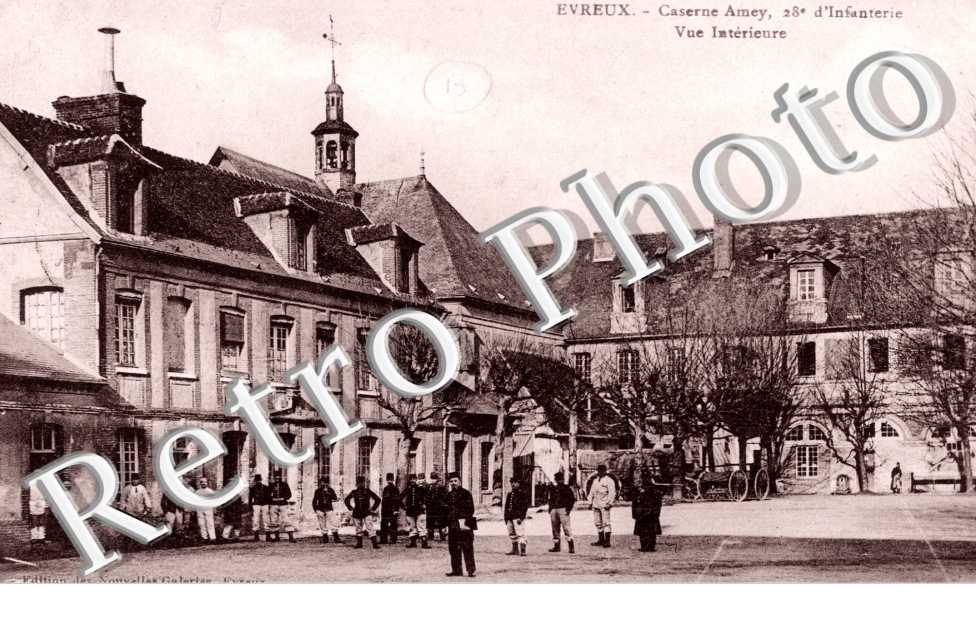 cadeau original avec photo caserne d'Amey - 28e d'Infanterie 27 EVREUX