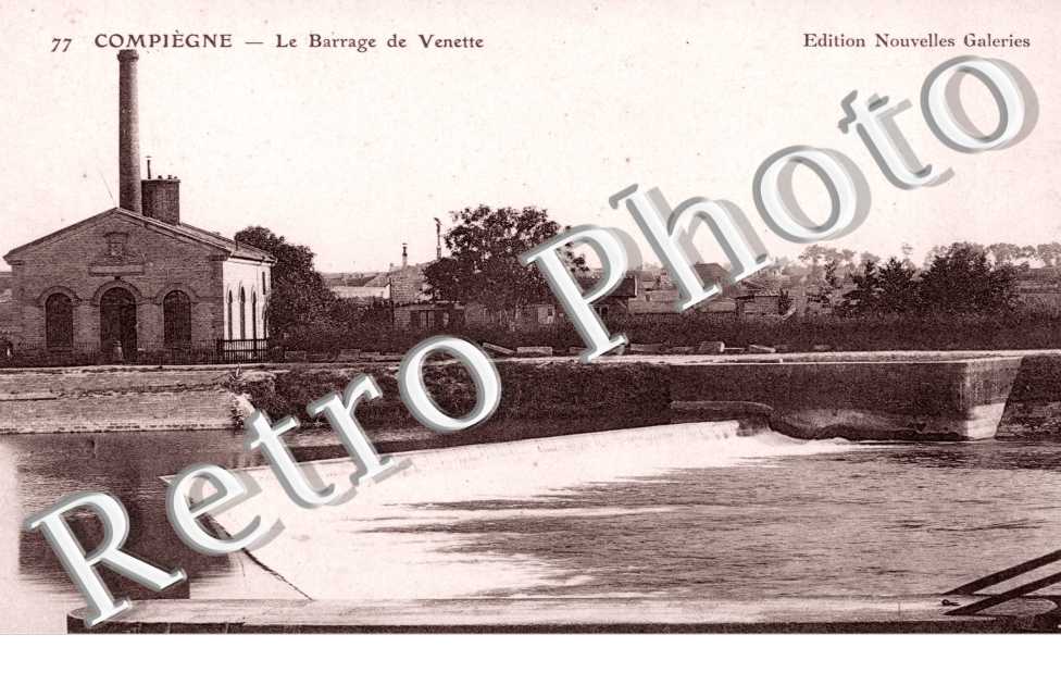 cadeau photo original le Barrage de Venette 60 COMPIEGNE