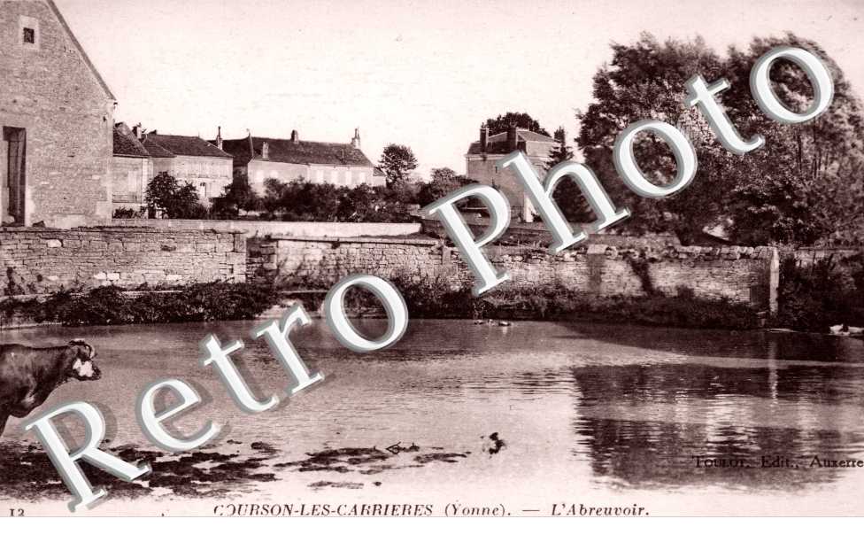 cadeau photo original personnalisé l'abreuvoir 89 COURSON LES CARRIERES
