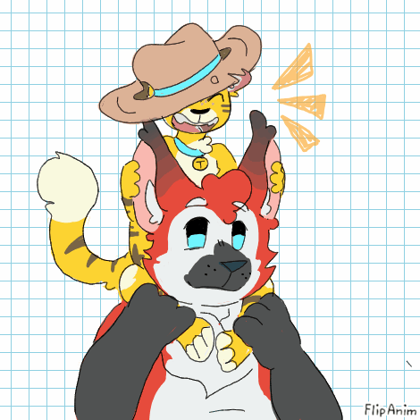 Silly fox and cat - FlipAnim