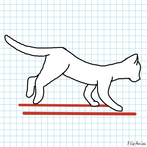 cat run cycle - FlipAnim