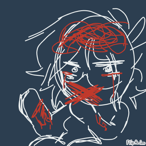 This mouth of mine causes pain - FlipAnim