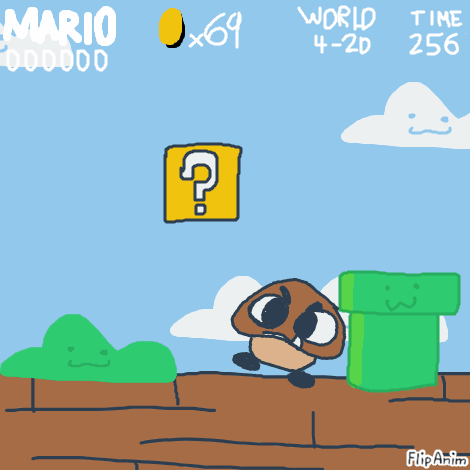 Mario in a shellnut - FlipAnim