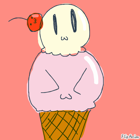 Kawaii ice cream X3 - FlipAnim