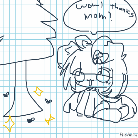 Me in front of the tree on chr - FlipAnim