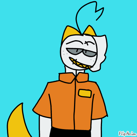 Orange man - FlipAnim