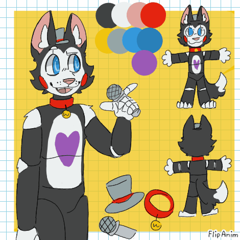 Waffles the wolf - FlipAnim