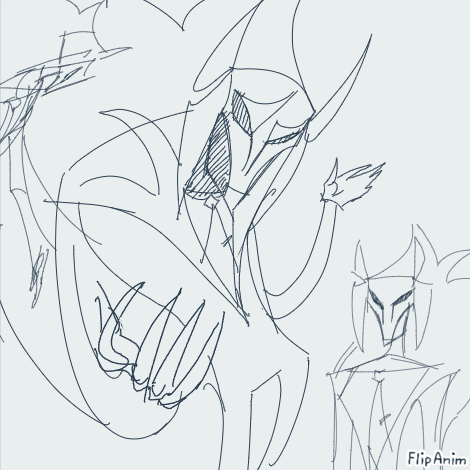 slimy ass ref sketches - FlipAnim