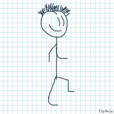 stickman caminando - FlipAnim