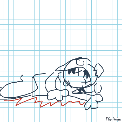 im...dead noooo... my hard.... - FlipAnim