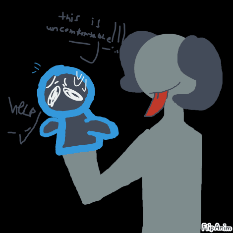 ghost as a puppet - FlipAnim