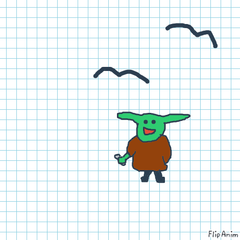 Angry yoda - FlipAnim