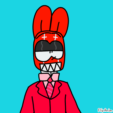 Mal in pink suit - FlipAnim