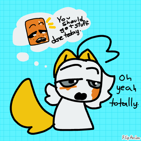 Gets a pep talk - FlipAnim