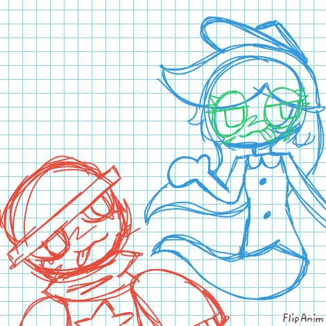 Connie and Gigi doodle - FlipAnim