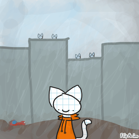 ''just lil bit rainy outside'' - FlipAnim