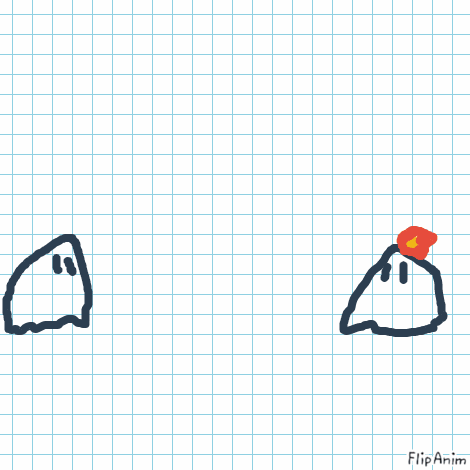 Sad ghost - FlipAnim