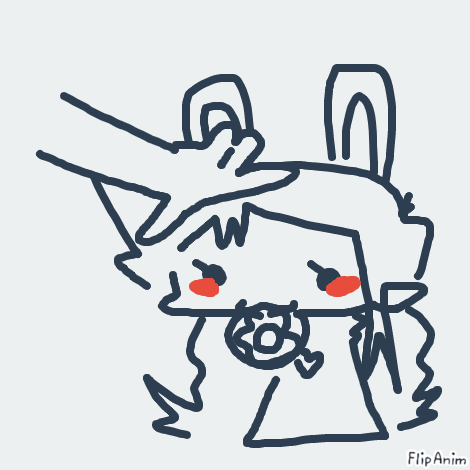 i give the cutie headpats - FlipAnim