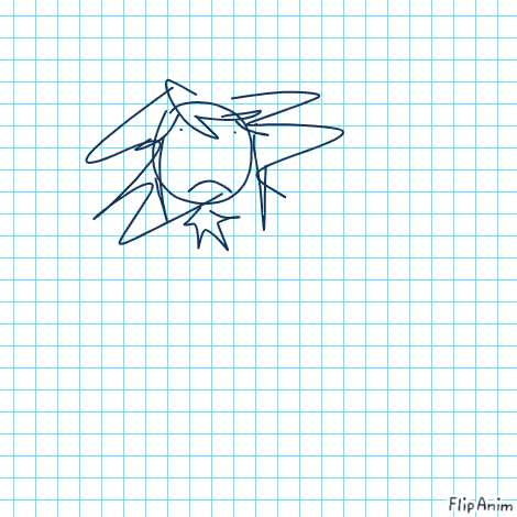 aahhh crazy hair - FlipAnim