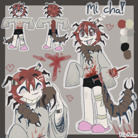 little mi cha (blood warning) - FlipAnim