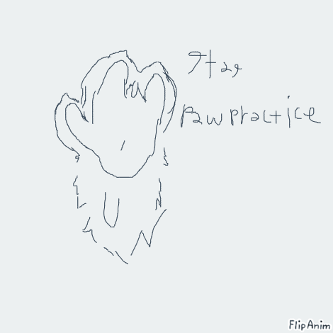 paw practice - FlipAnim