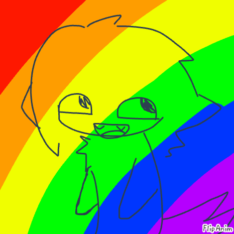 pride month furball - FlipAnim