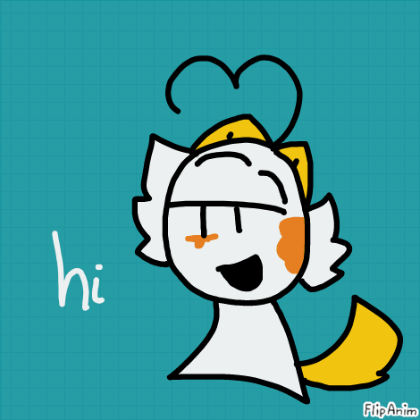 Just woke up hi hi - FlipAnim