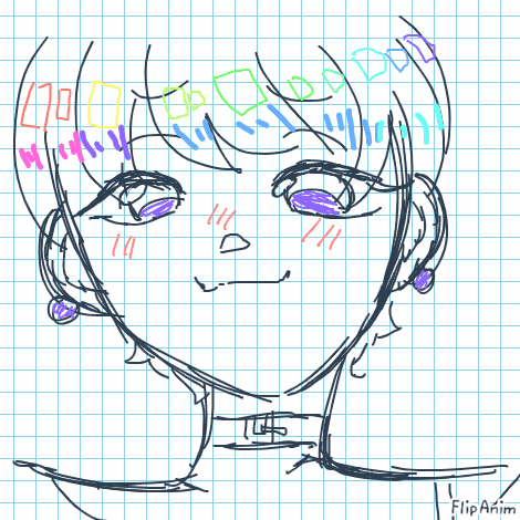 Rainbow Neko - FlipAnim