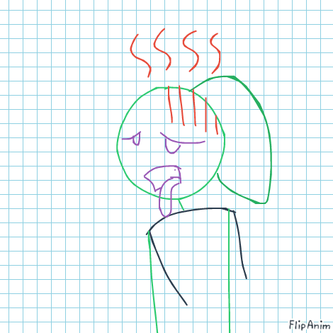 its too hot... - FlipAnim