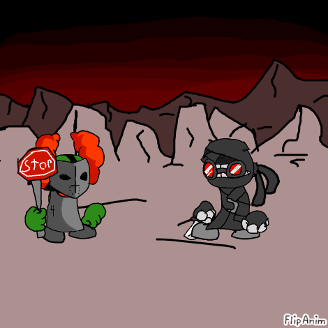 HANK VS TRICKY (short battle2) - FlipAnim