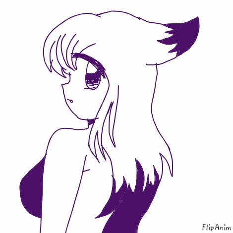 Fox girl Animation - FlipAnim