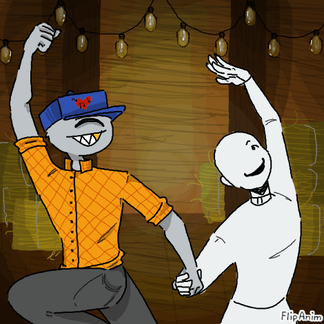 Nick Kerr dancin w a friend - FlipAnim