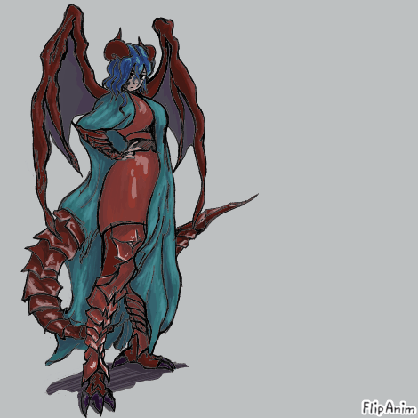 gave her some color :) - FlipAnim