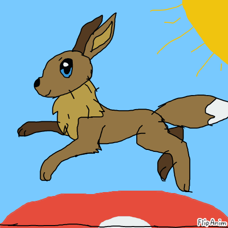 Eevee running collab - FlipAnim