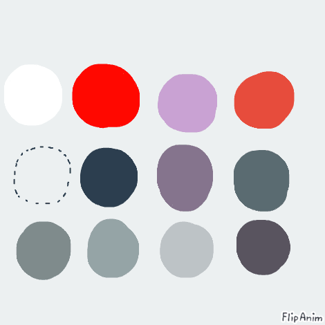 These ar the only colors I've- - FlipAnim