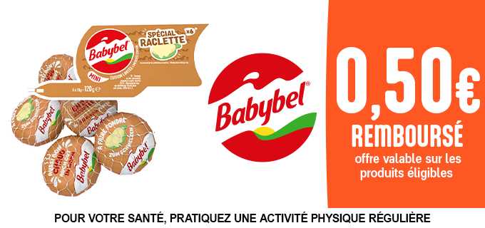 Découvrez le nouveau Mini Babybel Spécial Raclette | Fidme Courses