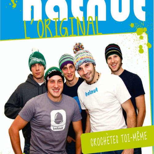 Pelote de fil à crocheter ou tricoter hatnut l'original gaudy - bleu n ...