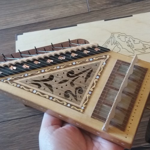 Kanon miniature, mini réplique, instrument de musique arménien, modèle ...