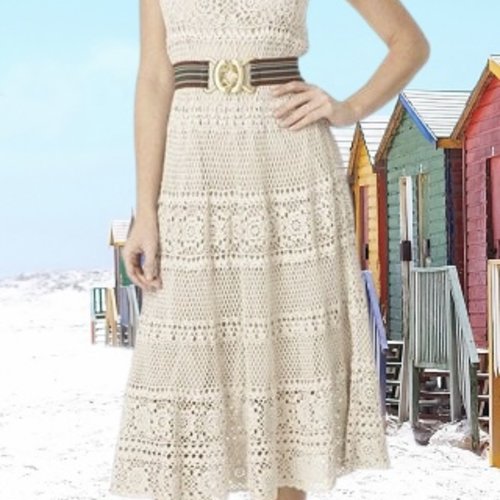 Modèle robe dentelles au crochet .schemas,diagrammes internationaux ...