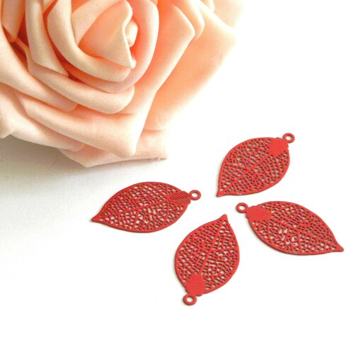 Estampes feuilles émaillées, estampes feuilles ajourées, estampes ...