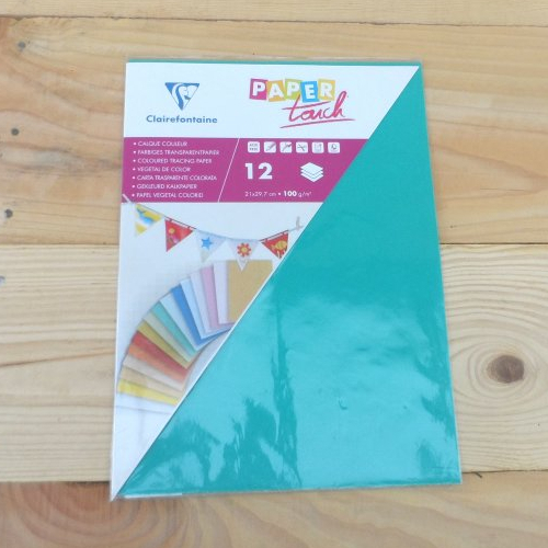 1288 lot de 12 feuilles de calque de couleur papier translucide pour ...