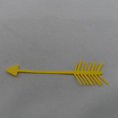 N°820 grande flèche n°1 en papier jaune - Un grand marché